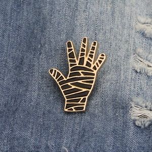 Jewelry | Mummy Hand Enamel Pin | Poshmark